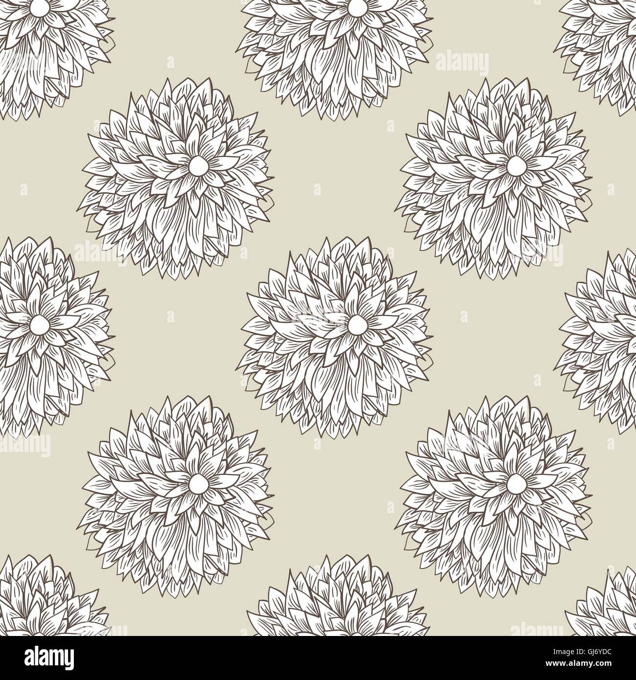 Vintage flower pattern Stock Vector Image & Art - Alamy