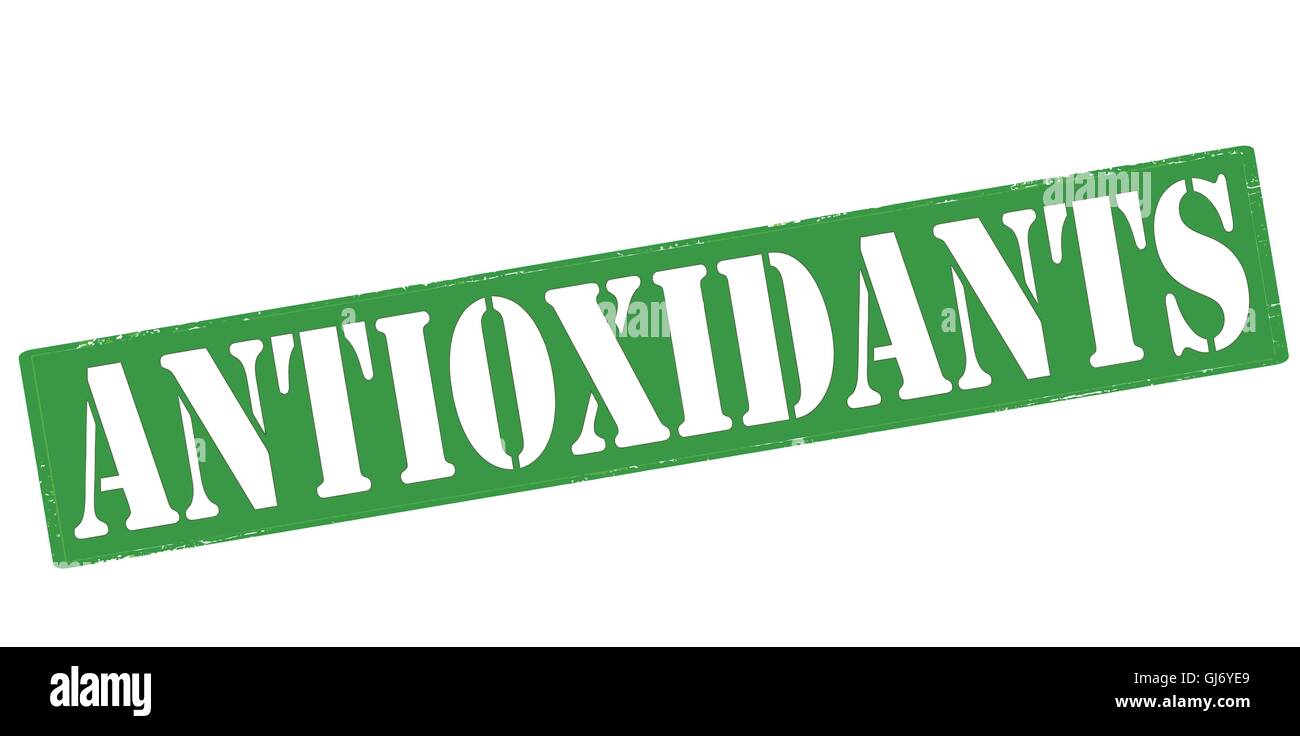 Antioxidants stamp hi-res stock photography and images - Alamy