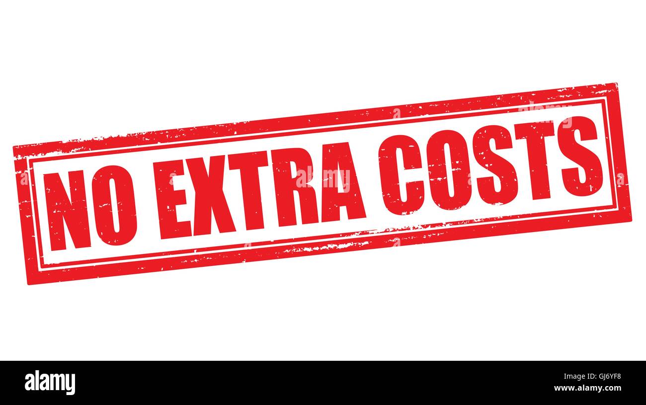 No extra costs Stock Vector Image & Art - Alamy