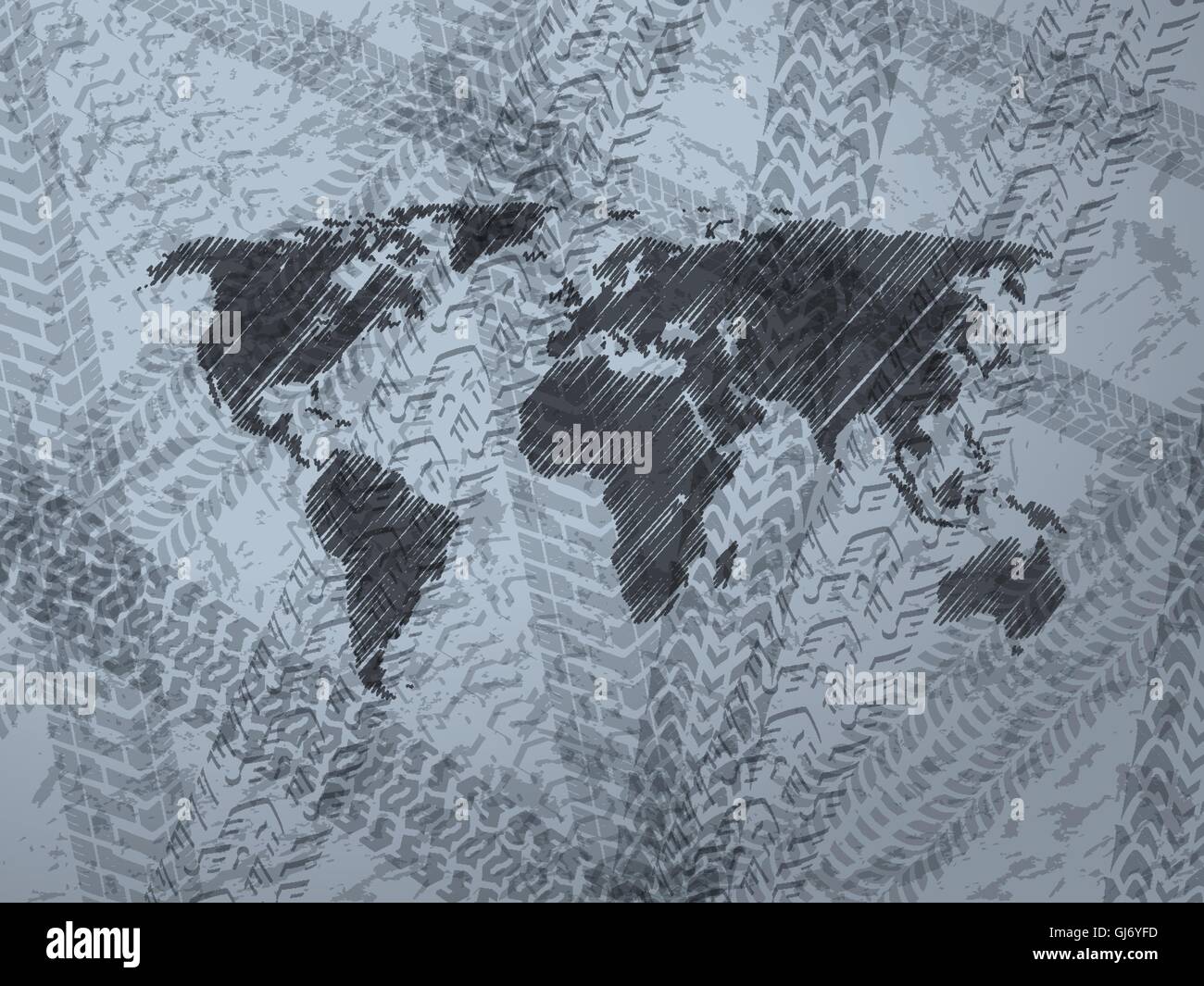 Abstract background with explored world map Stock Vector Image & Art ...