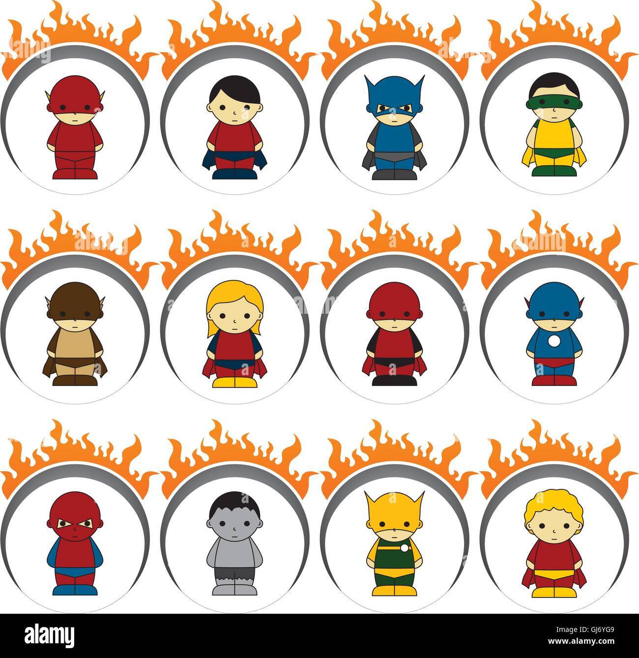 little hero cartoon Stock Vector Image & Art - Alamy