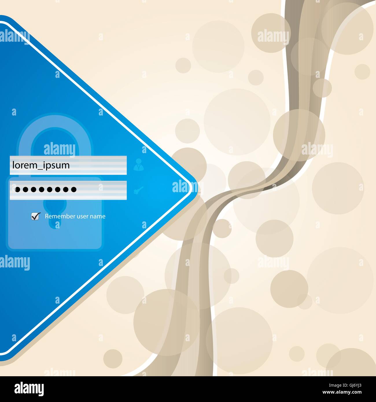 Abstract vector background login form hi-res stock photography and ...