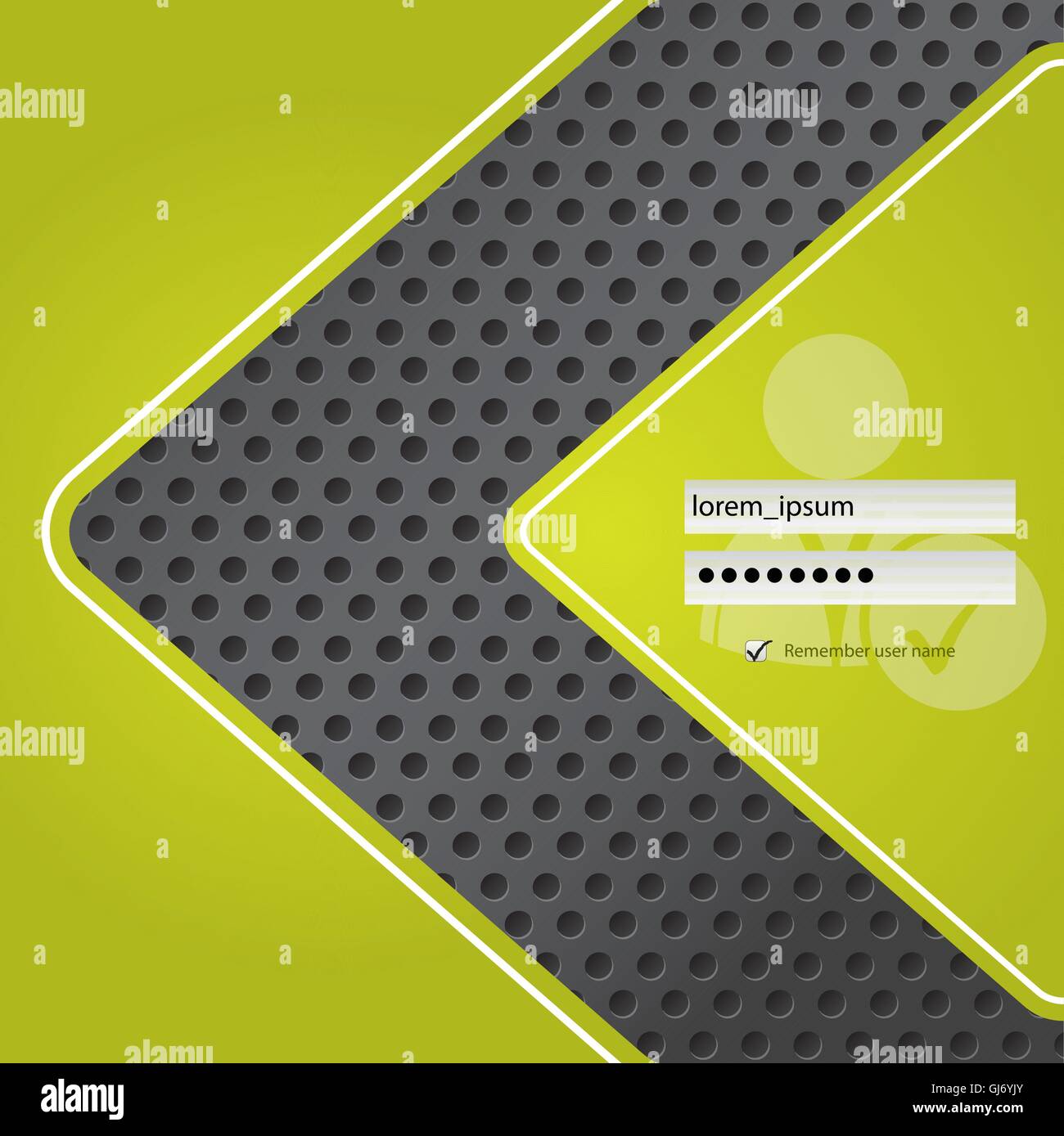 Green login screen with dotted background Stock Vector Image & Art - Alamy