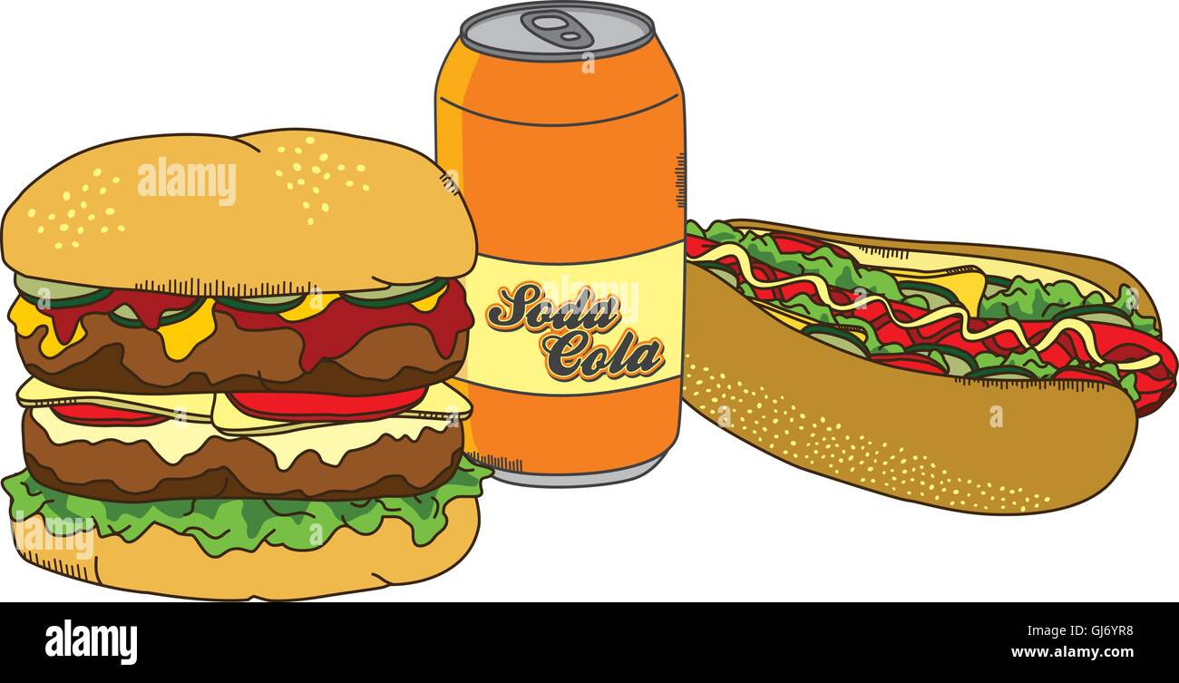 food and drink theme Stock Vector Image & Art - Alamy