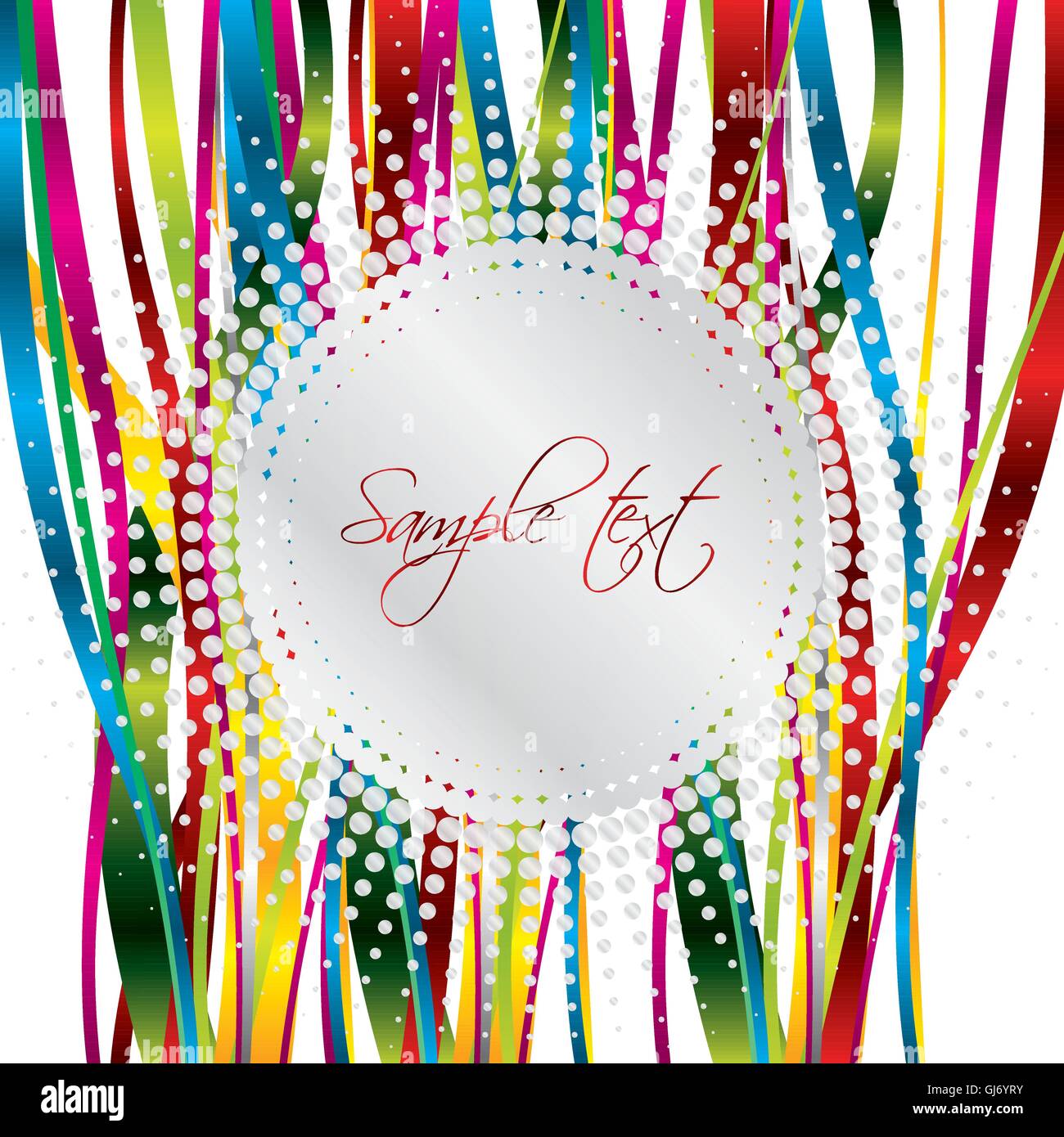 Halftone dotted ribbon Stock Vector Images - Alamy