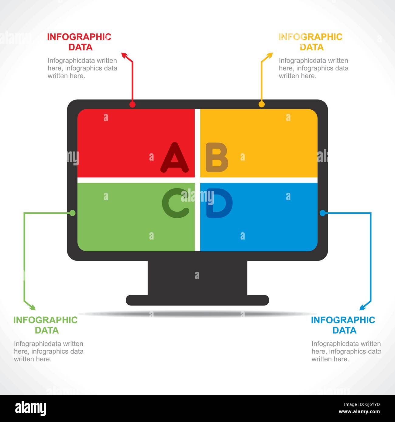 Technical computer diagram Stock Vector Images - Alamy