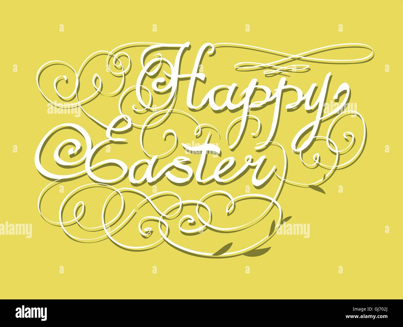 HAPPY EASTER hand lettering Stock Vector Image & Art - Alamy