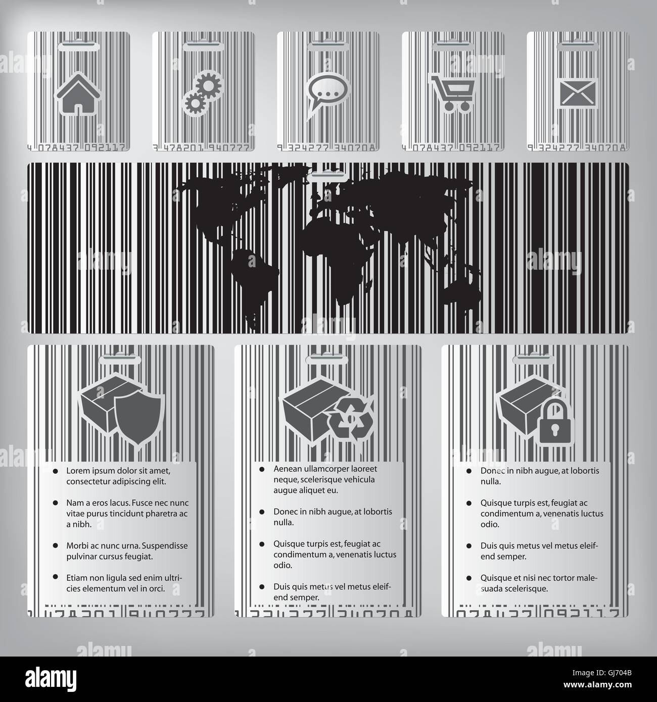 Black announcement design Stock Vector Images - Alamy