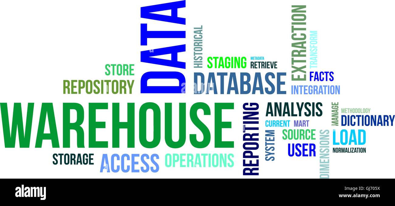 word cloud - data warehouse Stock Vector Image & Art - Alamy