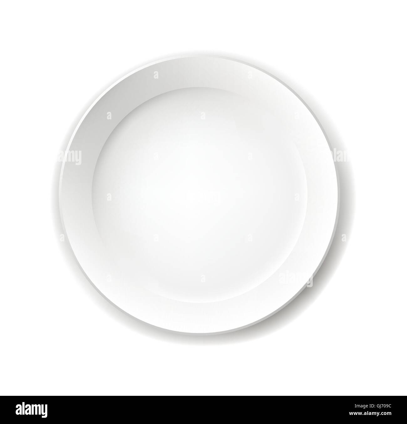 Dining table food view plate Stock Vector Images - Alamy