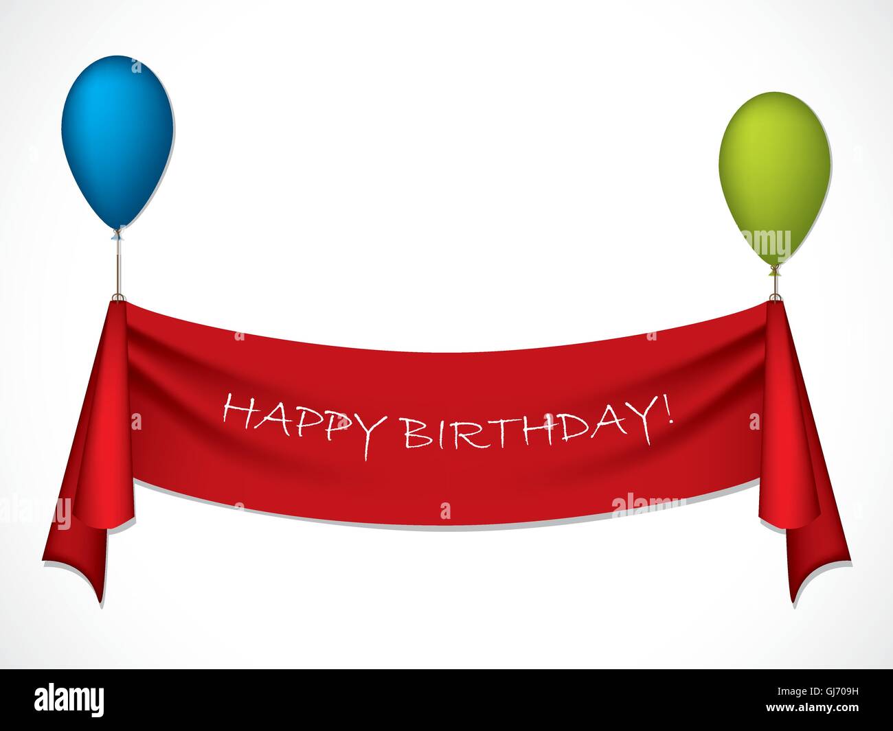 Happy birthday ribbon Stock Vector Image & Art - Alamy