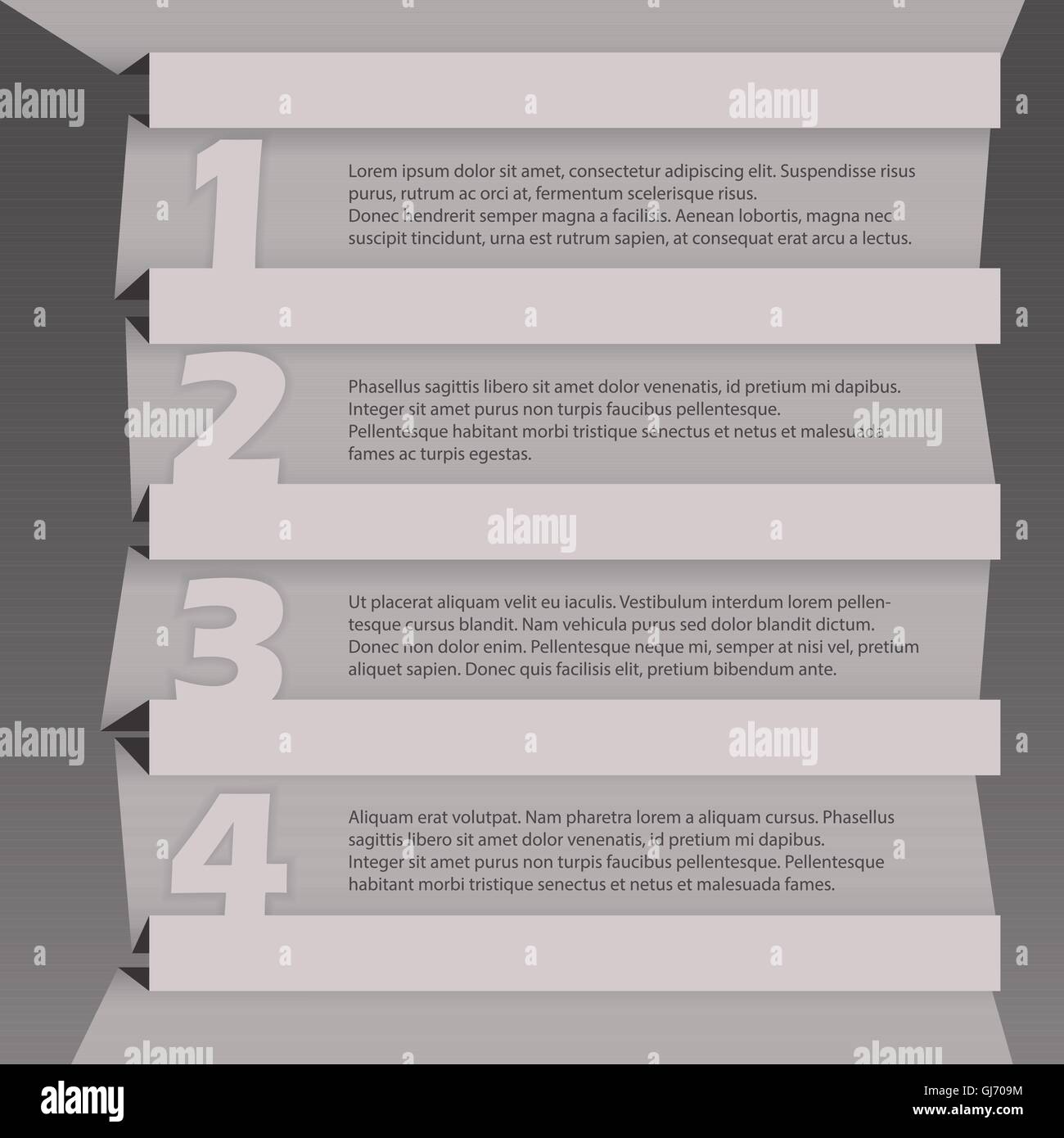 Origami infographic design with options Stock Vector Image & Art - Alamy