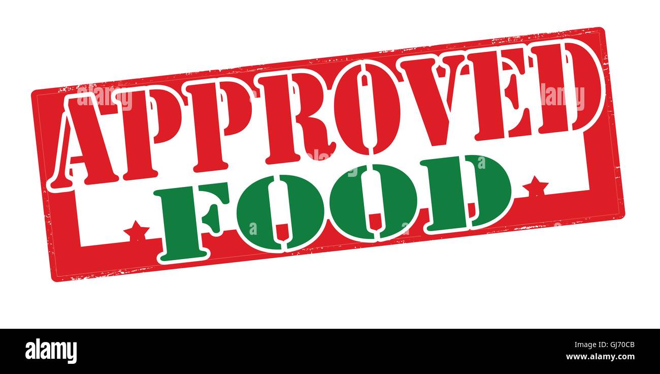 Approved food Stock Vector Images - Alamy