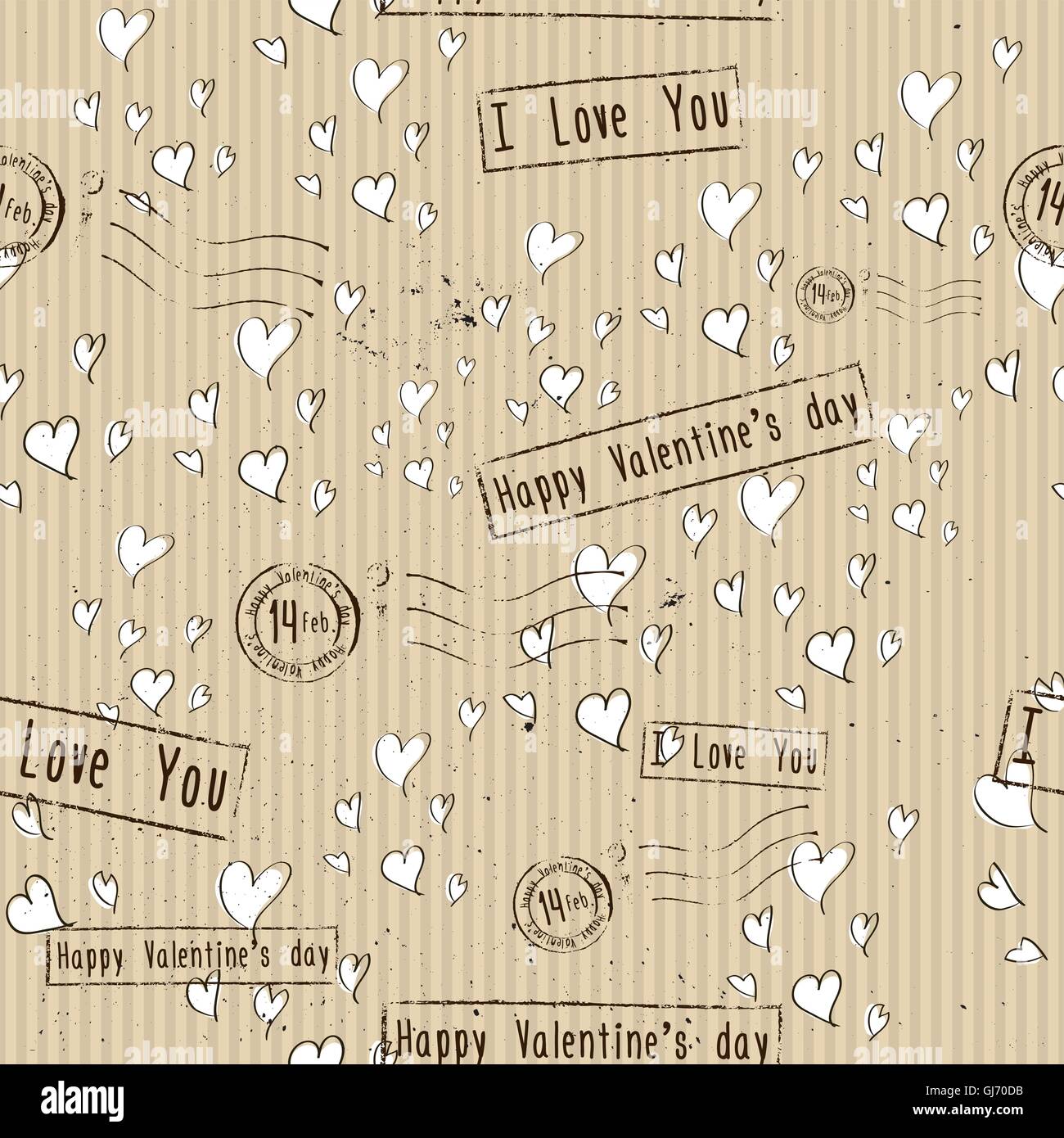 Seamless texture with "love" elements Stock Vector Image & Art - Alamy