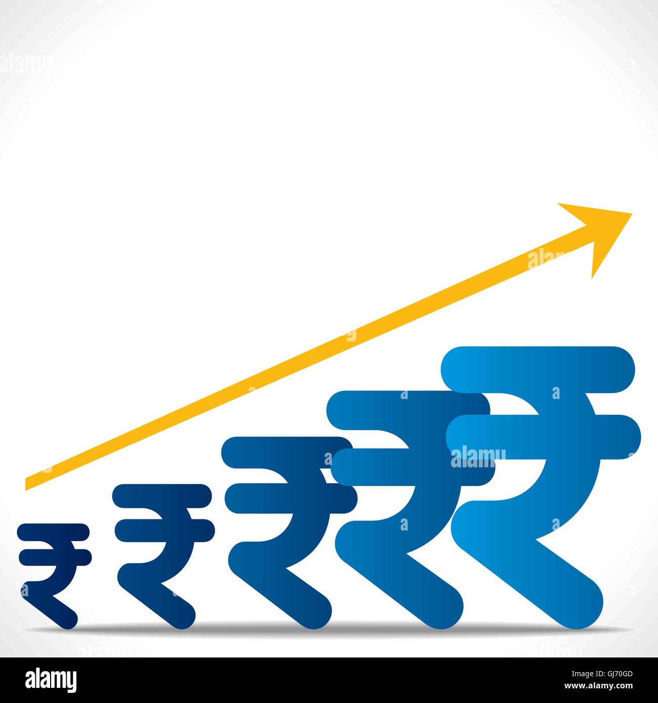 increase rupee graph background vector Stock Vector Image & Art - Alamy