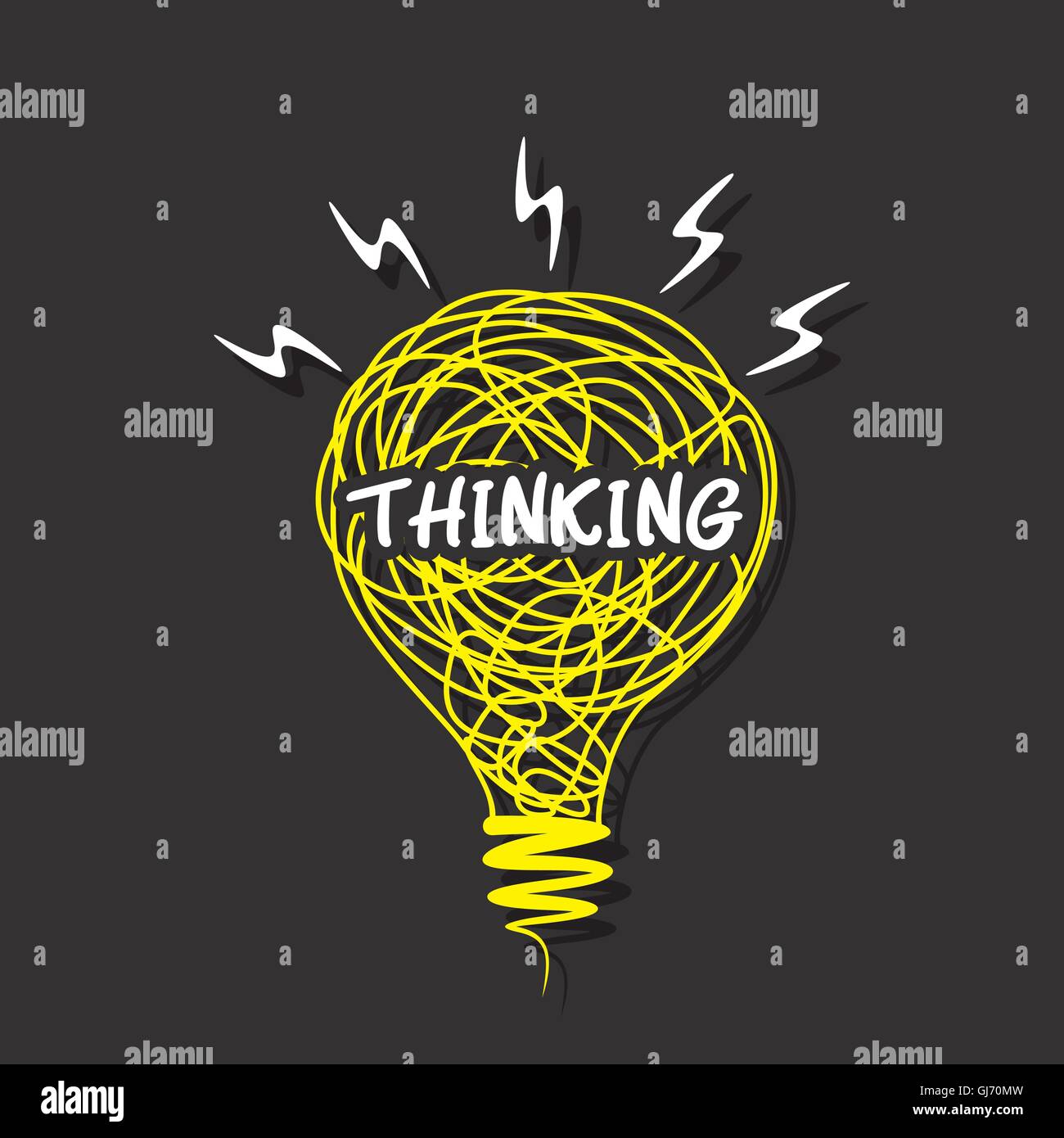 Creative thinking Stock Vector Images - Alamy