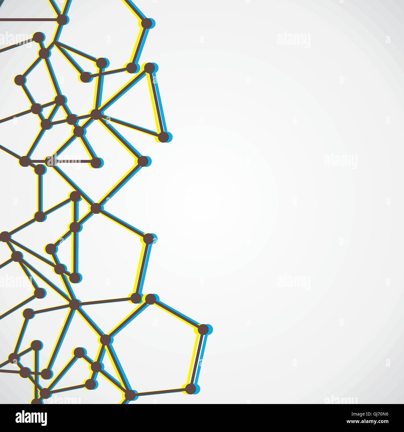 Complex network connection vector hi-res stock photography and images ...