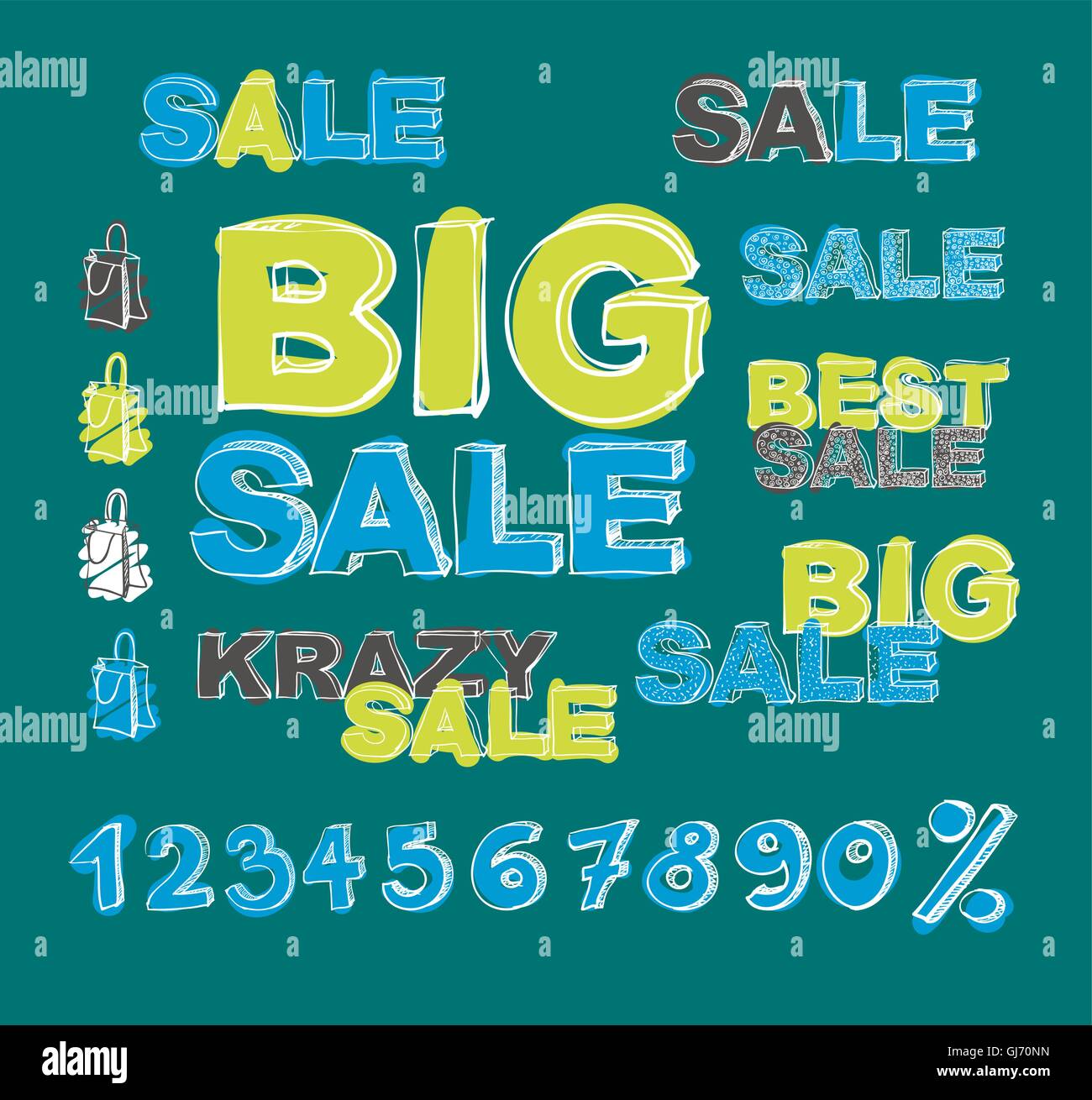 vector illustration of big sale Stock Vector Image & Art - Alamy