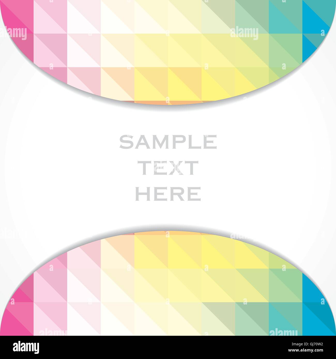 creative colorful triangular design banner design vector Stock Vector ...