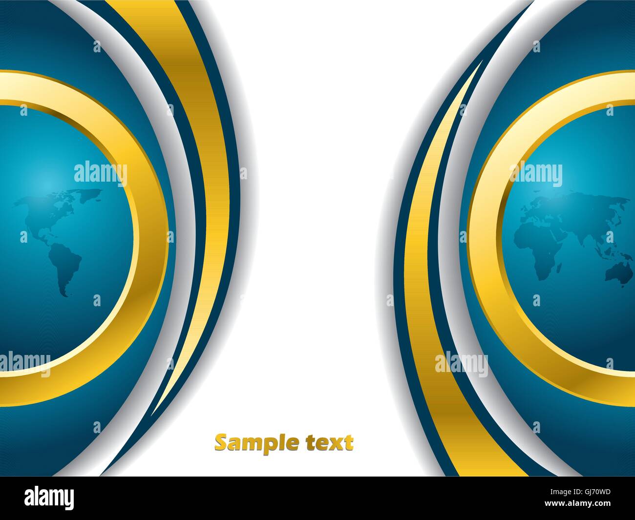 Blue layout futuristic world map hi-res stock photography and images ...