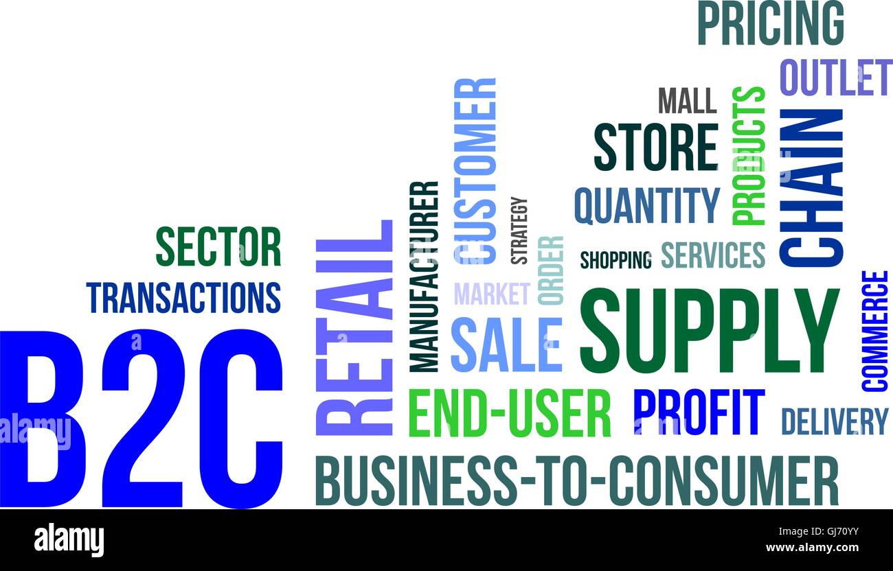 B2c business customer marketing Stock Vector Images - Alamy
