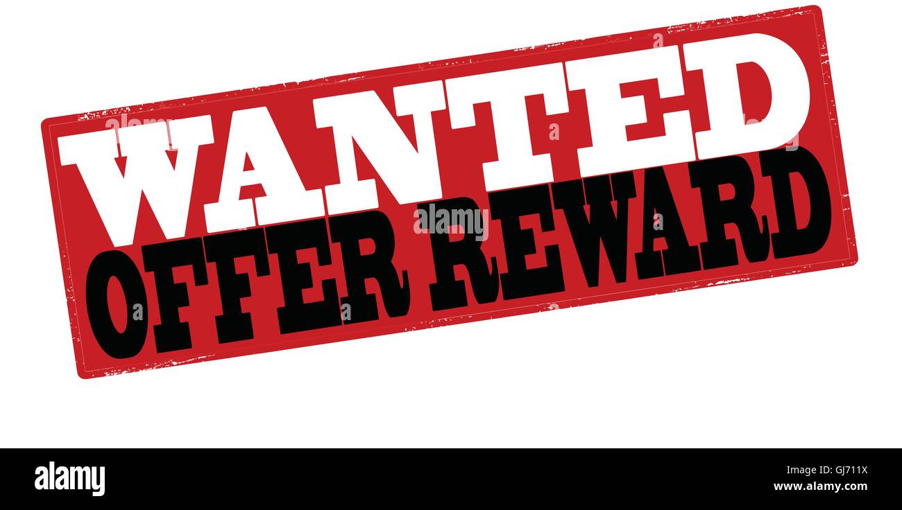 Reward stamp rectangular sign hi-res stock photography and images - Alamy
