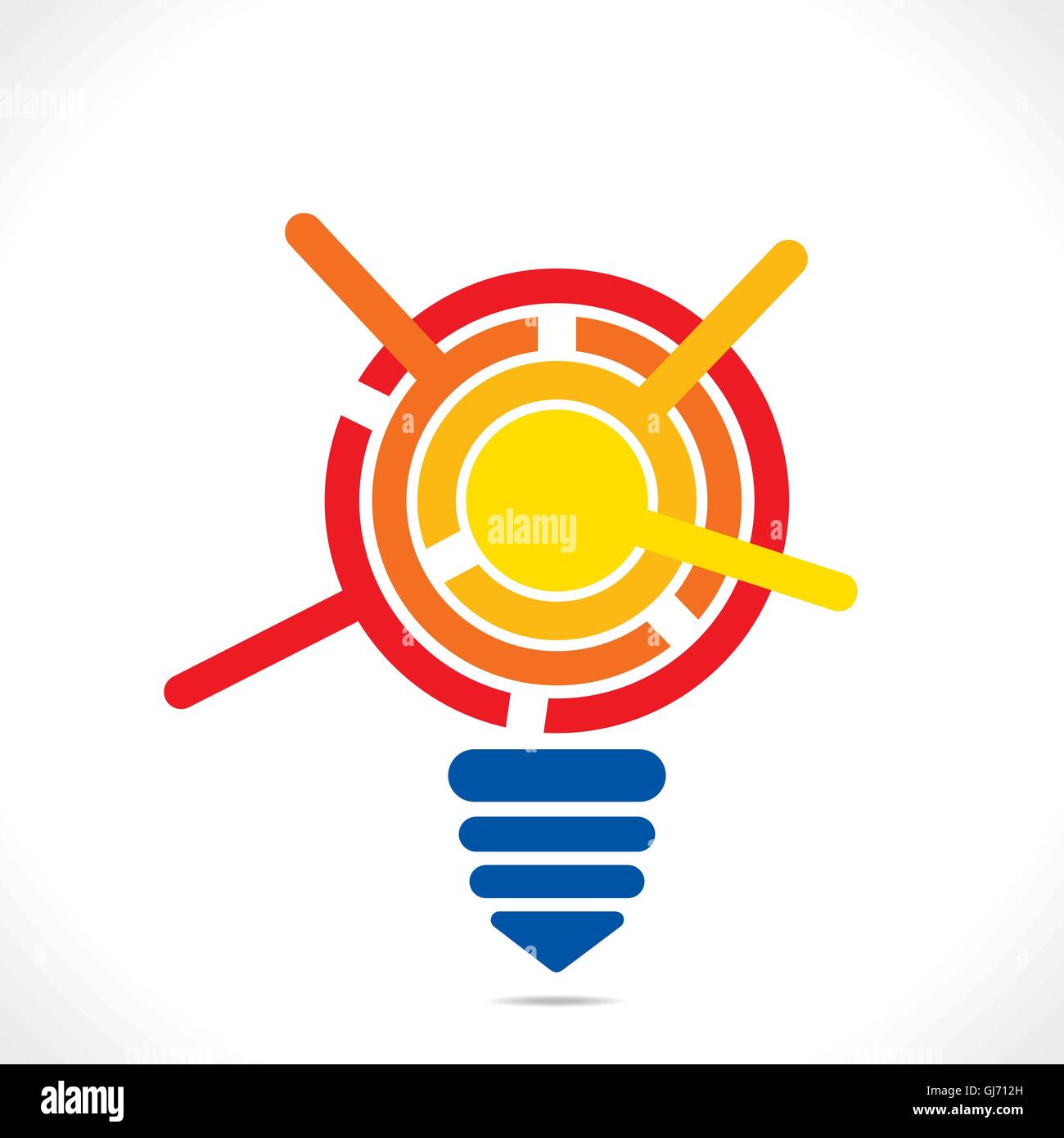 creative bulb info-graphics design background vector Stock Vector Image ...