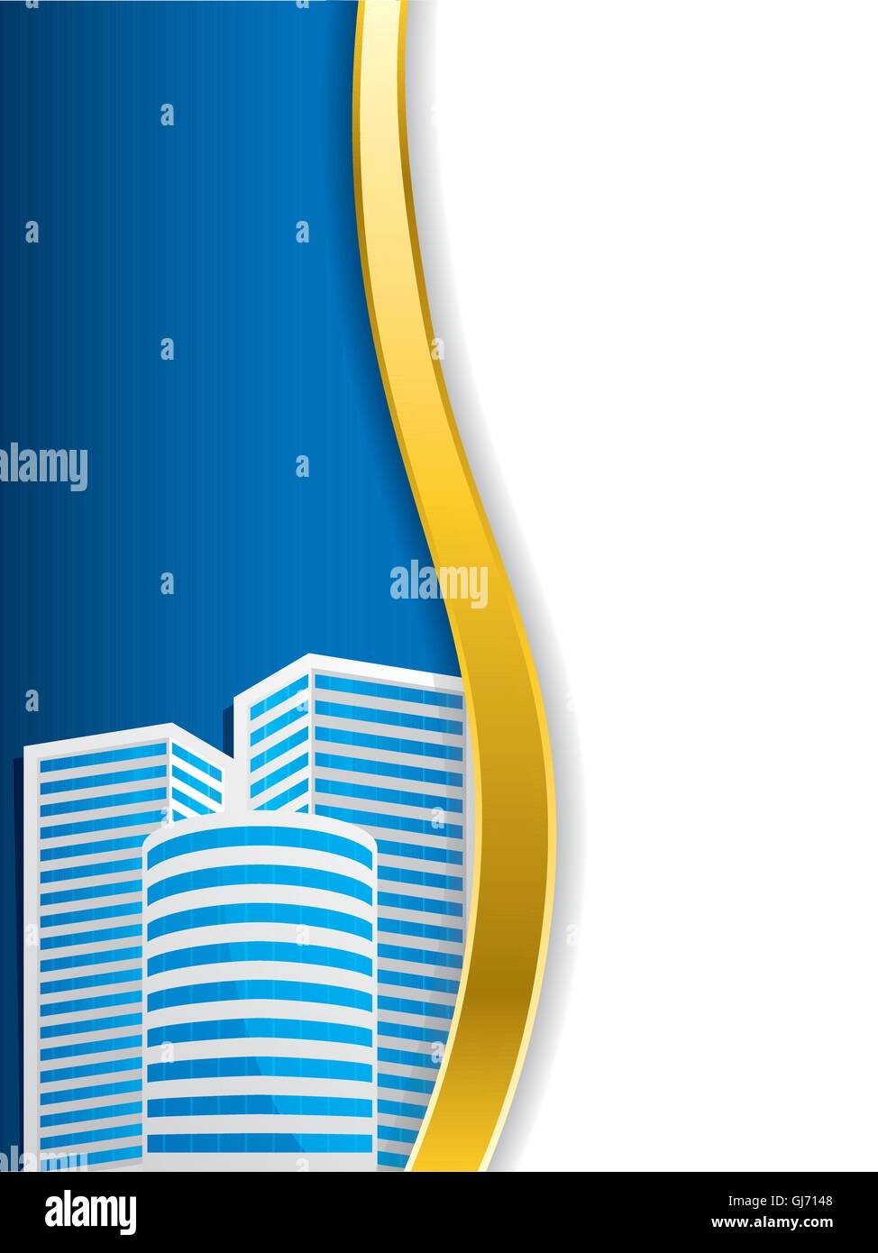 Blue color building Stock Vector Images - Alamy