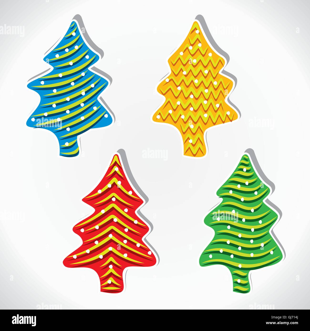 Beautiful cut tree Stock Vector Images - Alamy