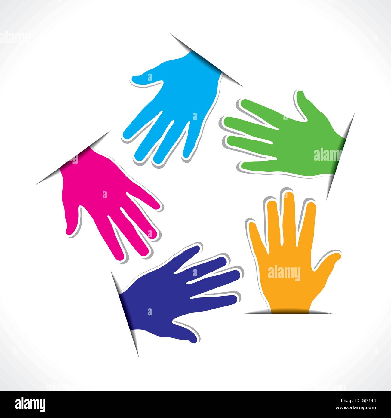 colorful hand label background vector Stock Vector Image & Art - Alamy