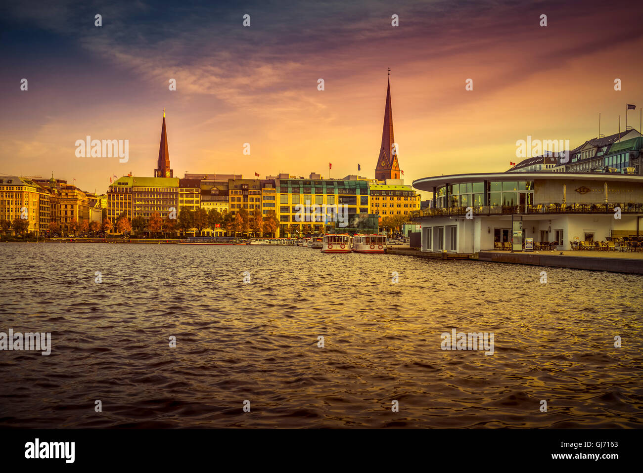 Alster pavilion hi-res stock photography and images - Alamy