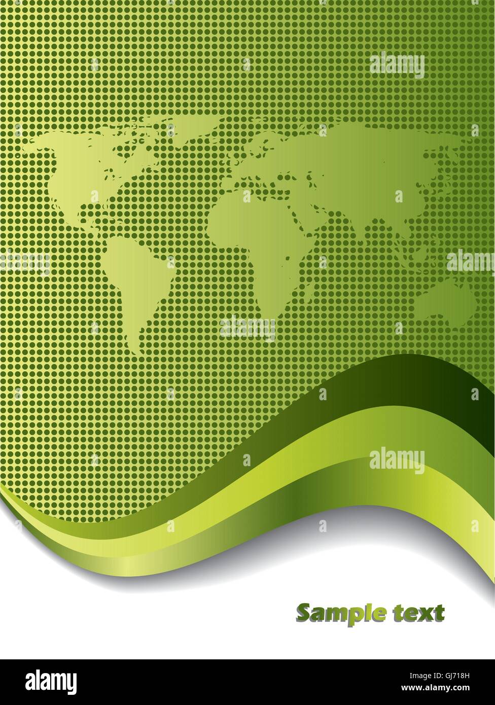 Dot style world map vector hi-res stock photography and images - Alamy