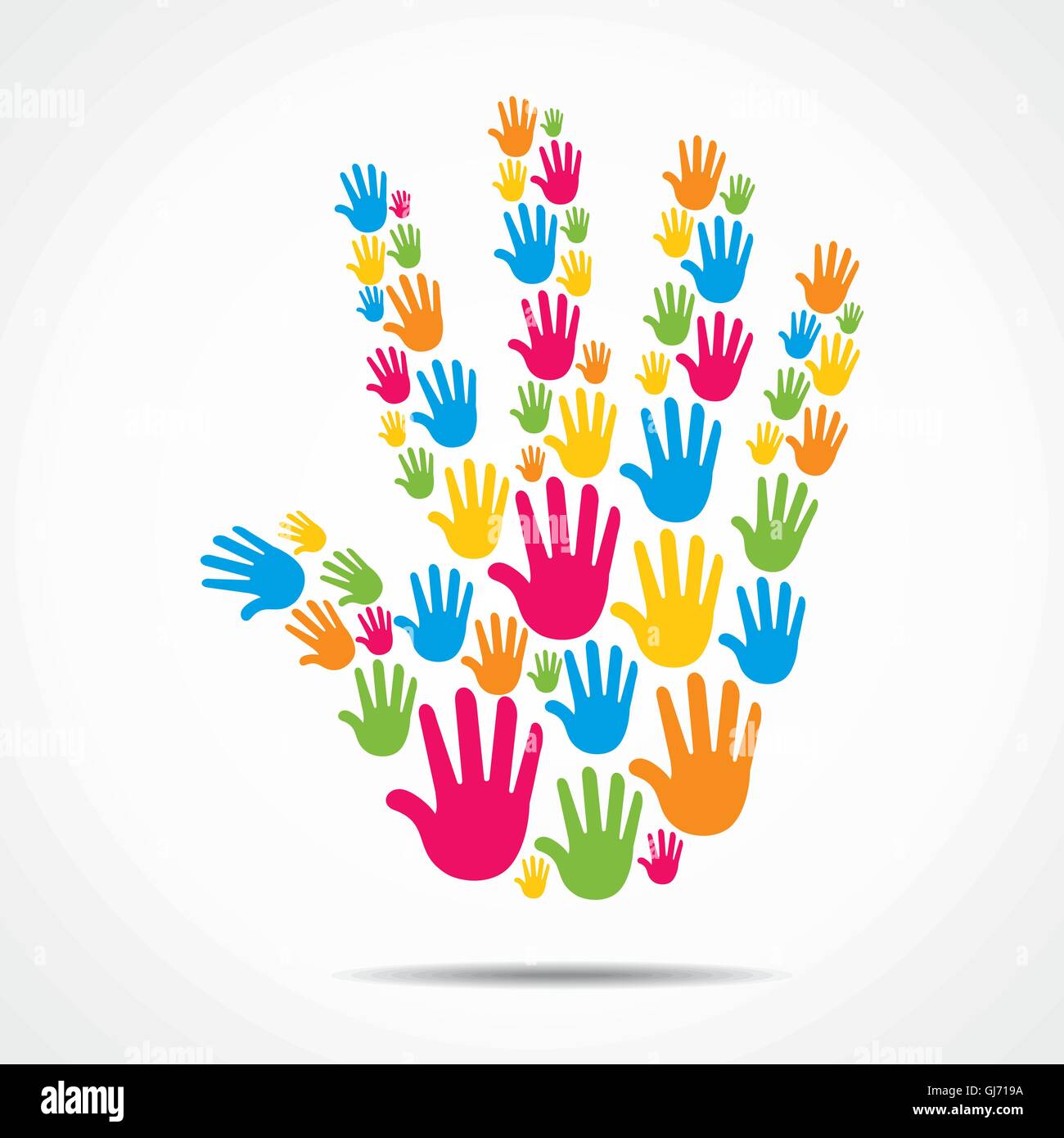 Big and small finger Stock Vector Images - Alamy