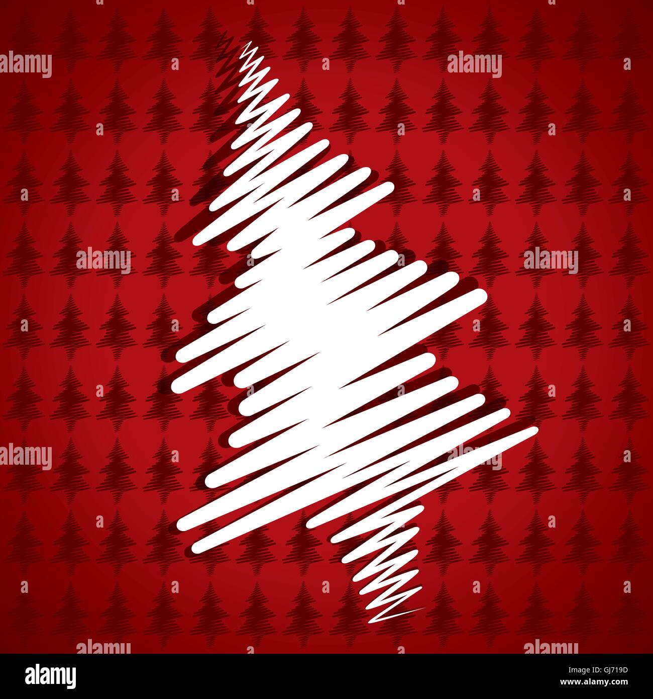 white christmas tree label background vector Stock Vector Image & Art ...