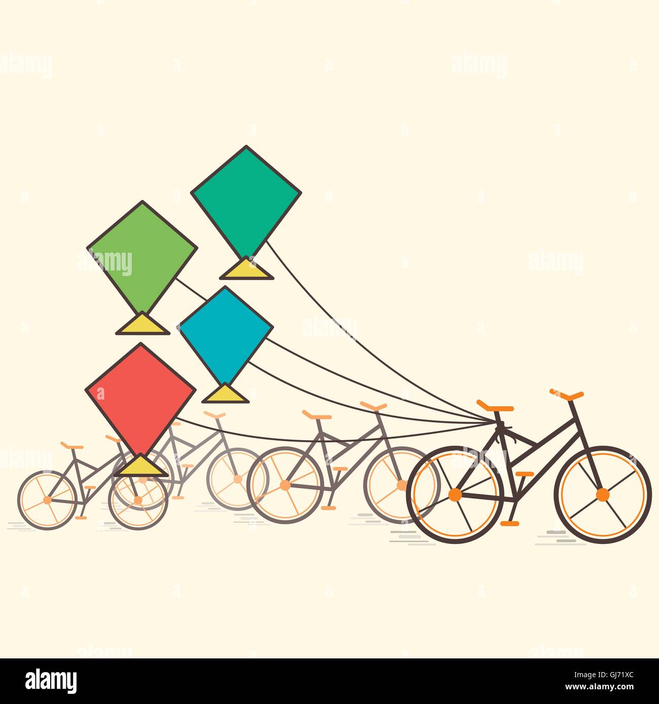 Artistic kite design Stock Vector Images - Alamy