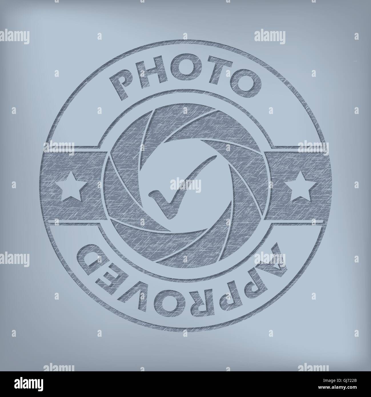 Approved circle sign icon Stock Vector Images - Alamy