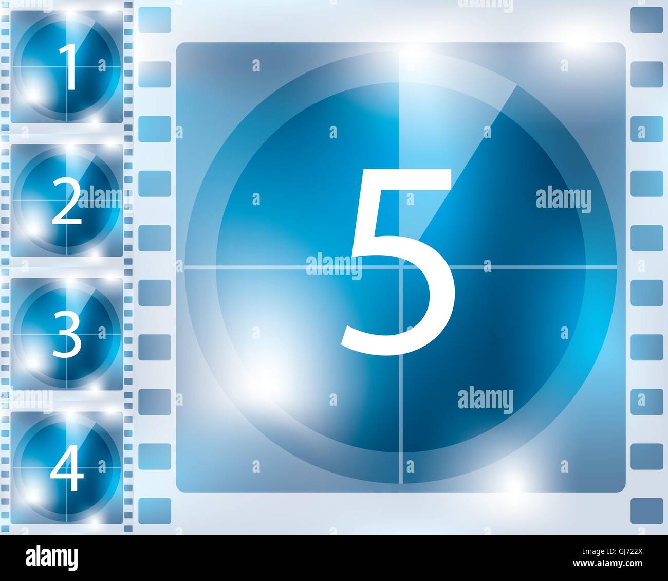 Blue background countdown design Stock Vector Image & Art - Alamy
