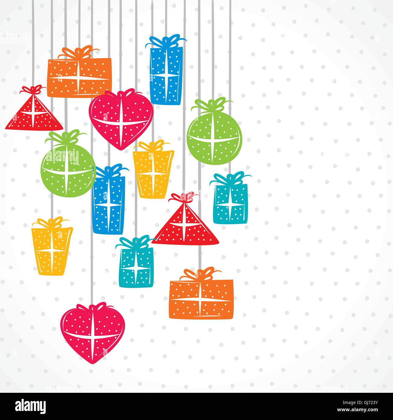 Colorful bells background Stock Vector Images - Alamy
