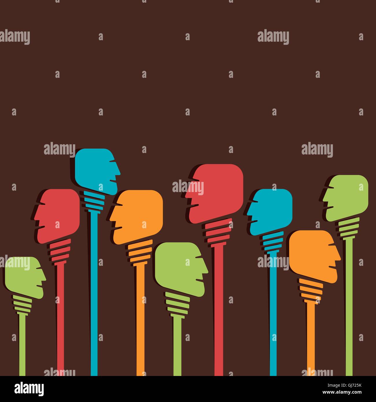 Children country and its people Stock Vector Images - Alamy