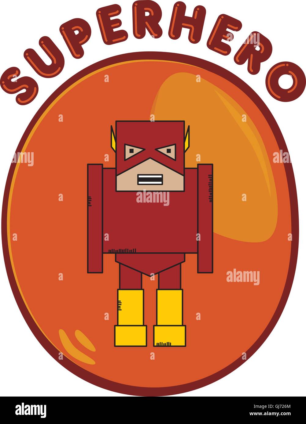 Hero character Stock Vector Images - Alamy