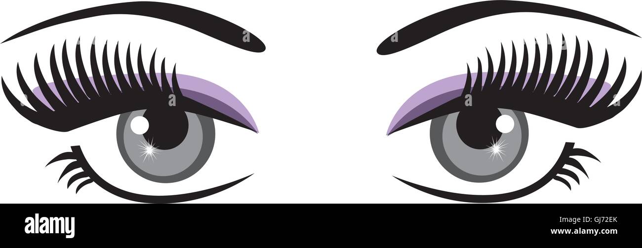 Iris bright eyes Stock Vector Images - Alamy