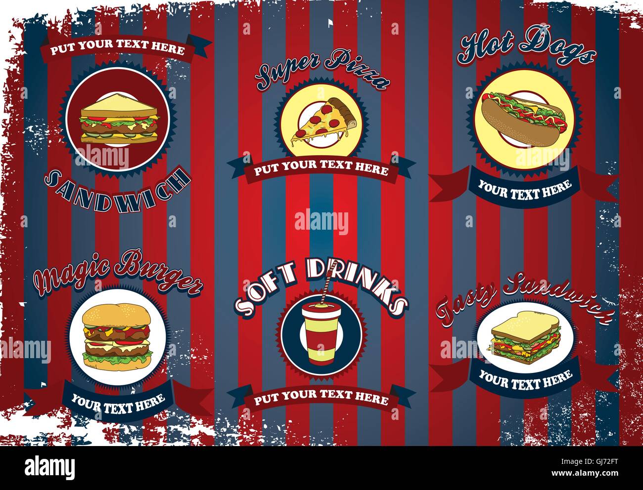 food and drink theme Stock Vector Image & Art - Alamy