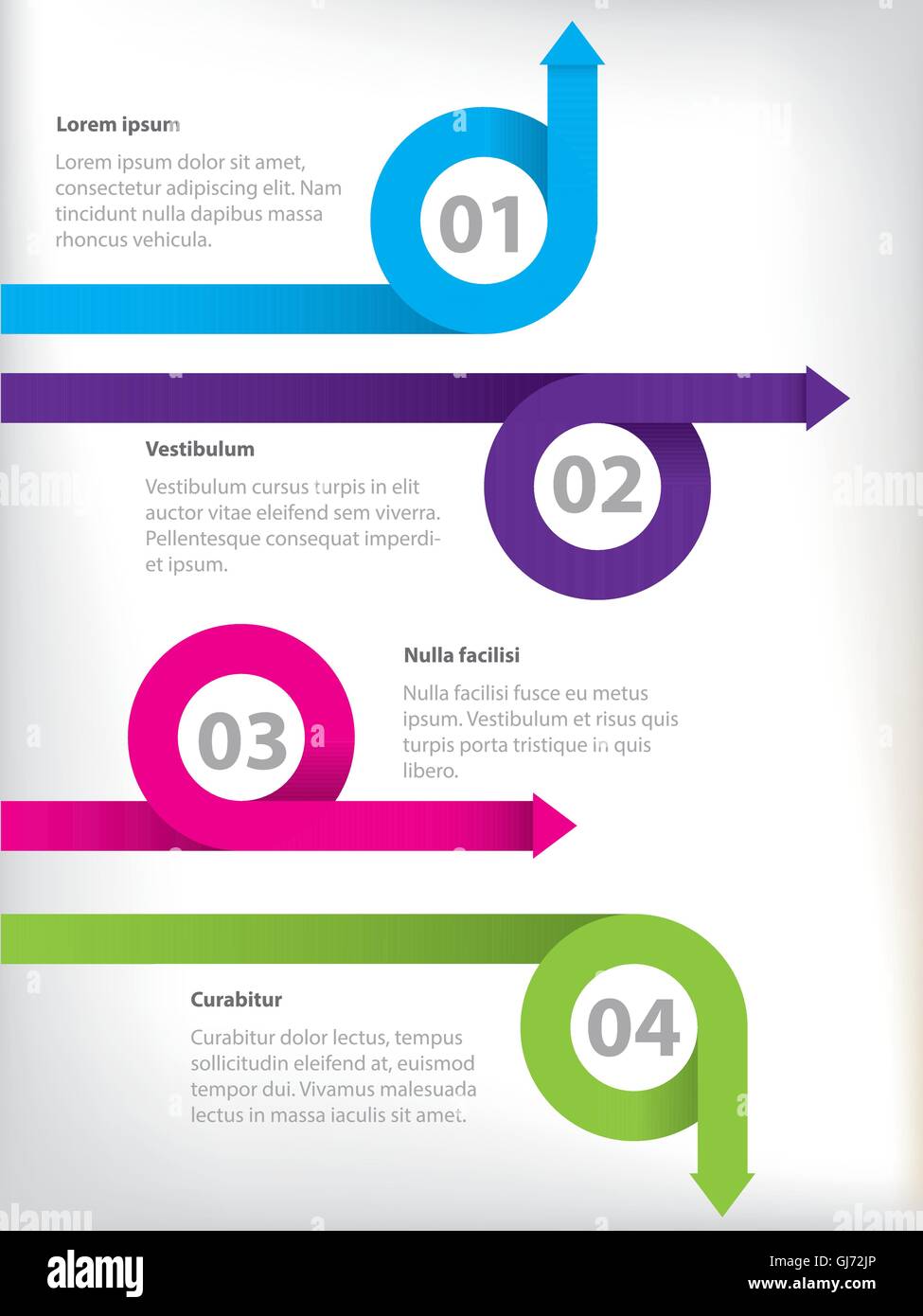 Infographic background design with ribbons Stock Vector Image & Art - Alamy