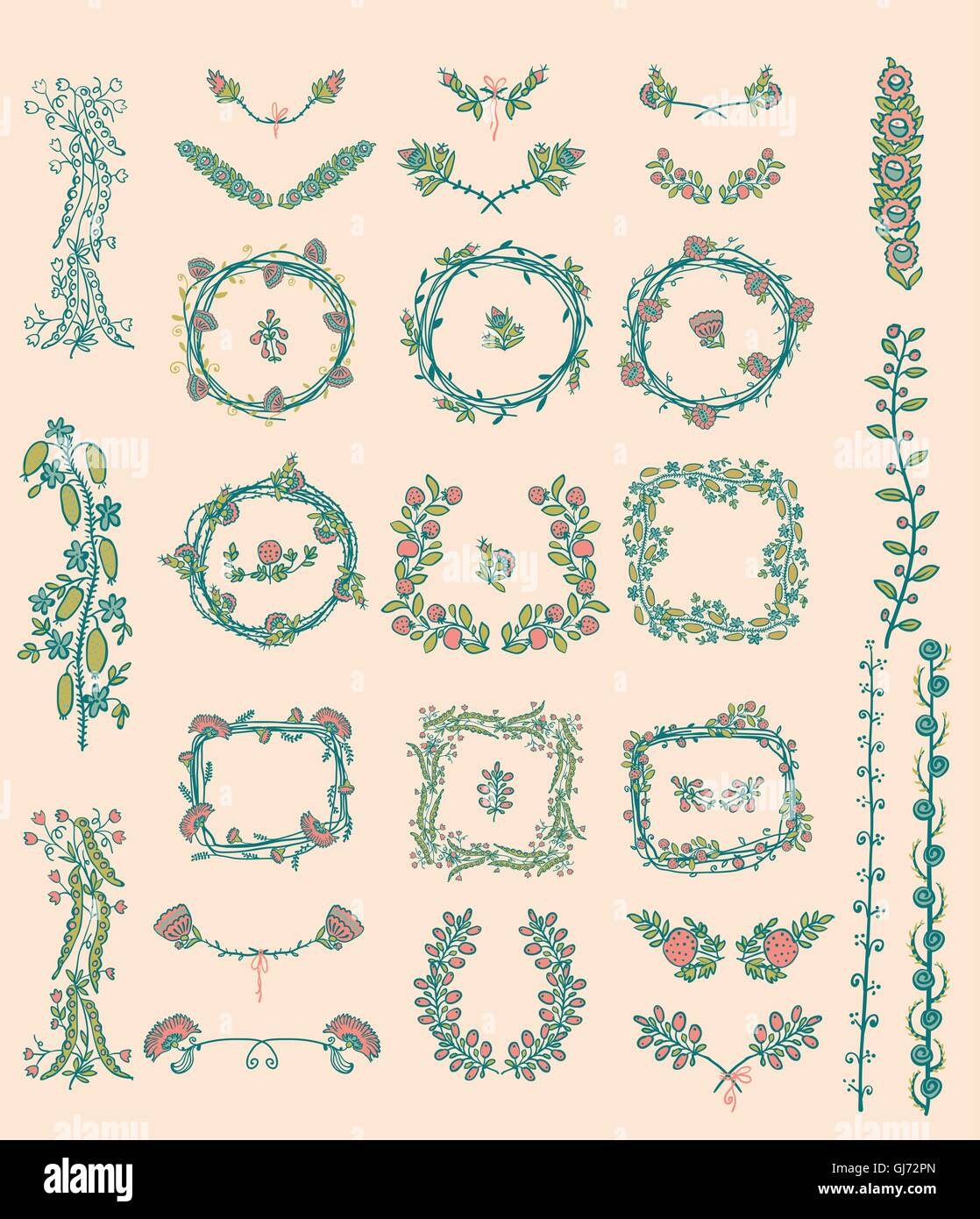 Big set of floral graphic design elements Stock Vector Image & Art - Alamy Big set of floral graphic design elements Stock Vector Image & Art - Alamy
