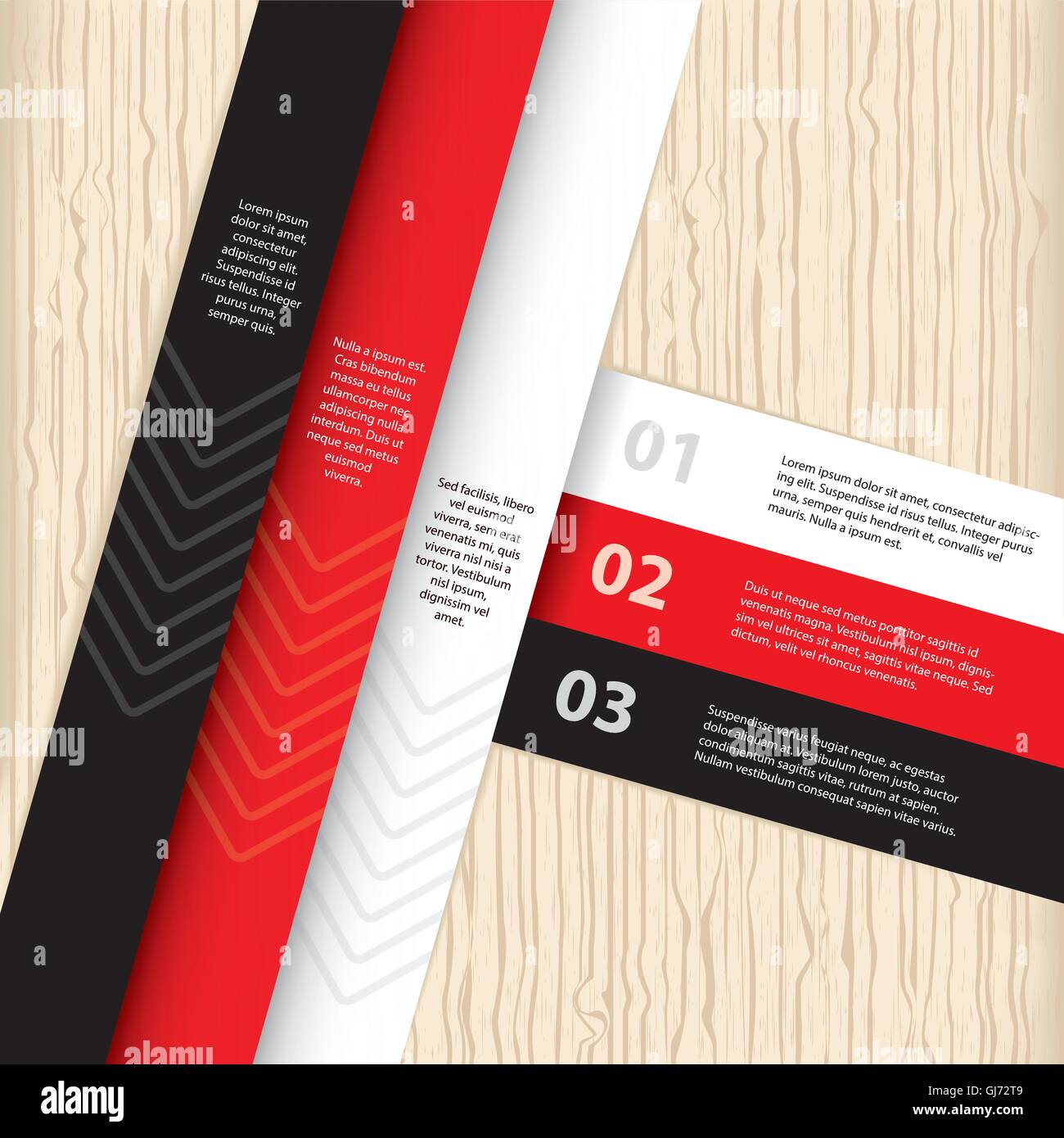 Infographic design with wooden background Stock Vector Image & Art - Alamy