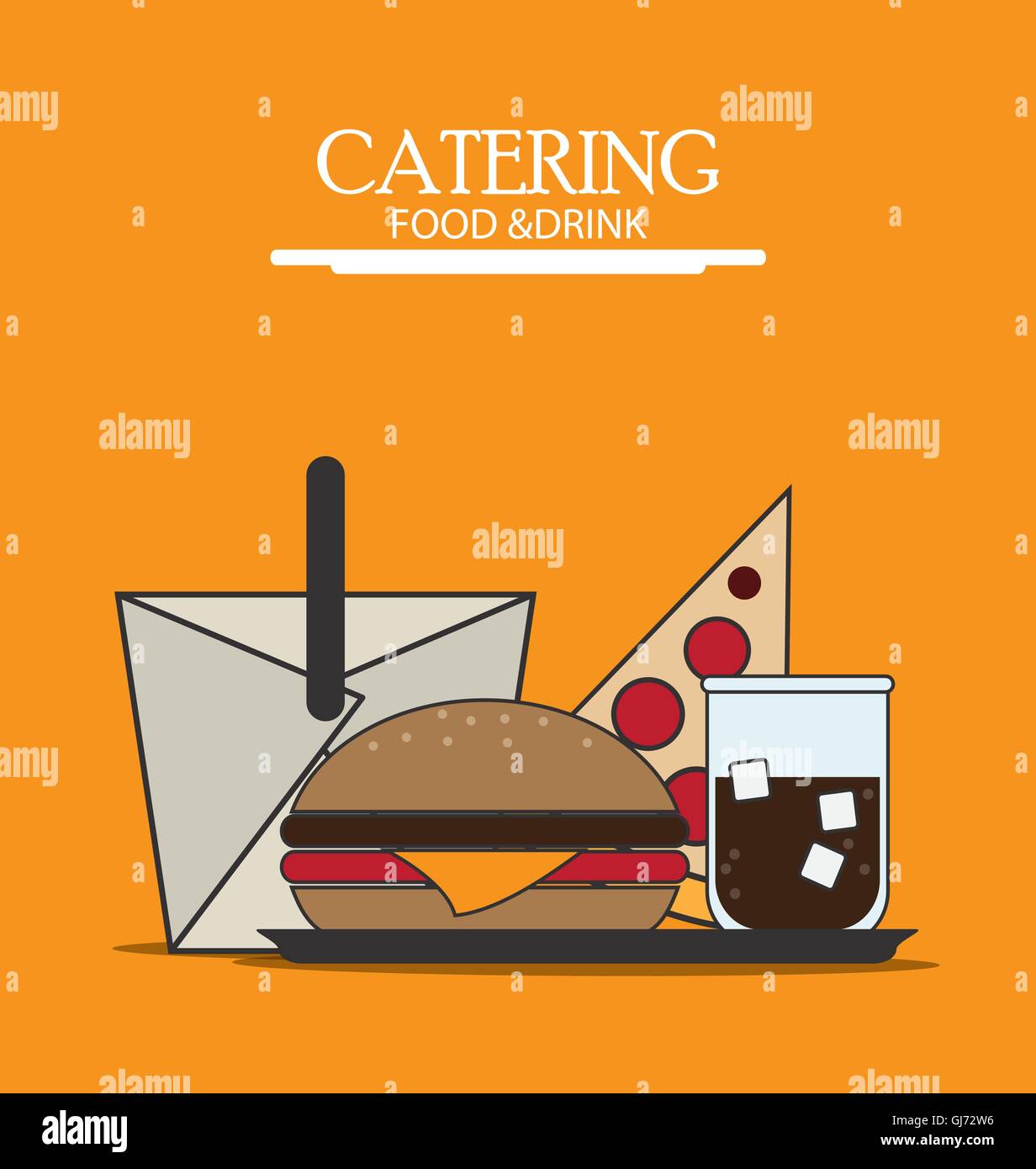 catering service menu food icon Stock Vector Image & Art - Alamy