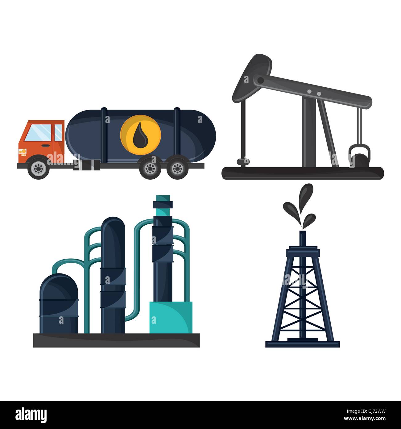 oil industry production petroleum icon Stock Vector Image & Art - Alamy