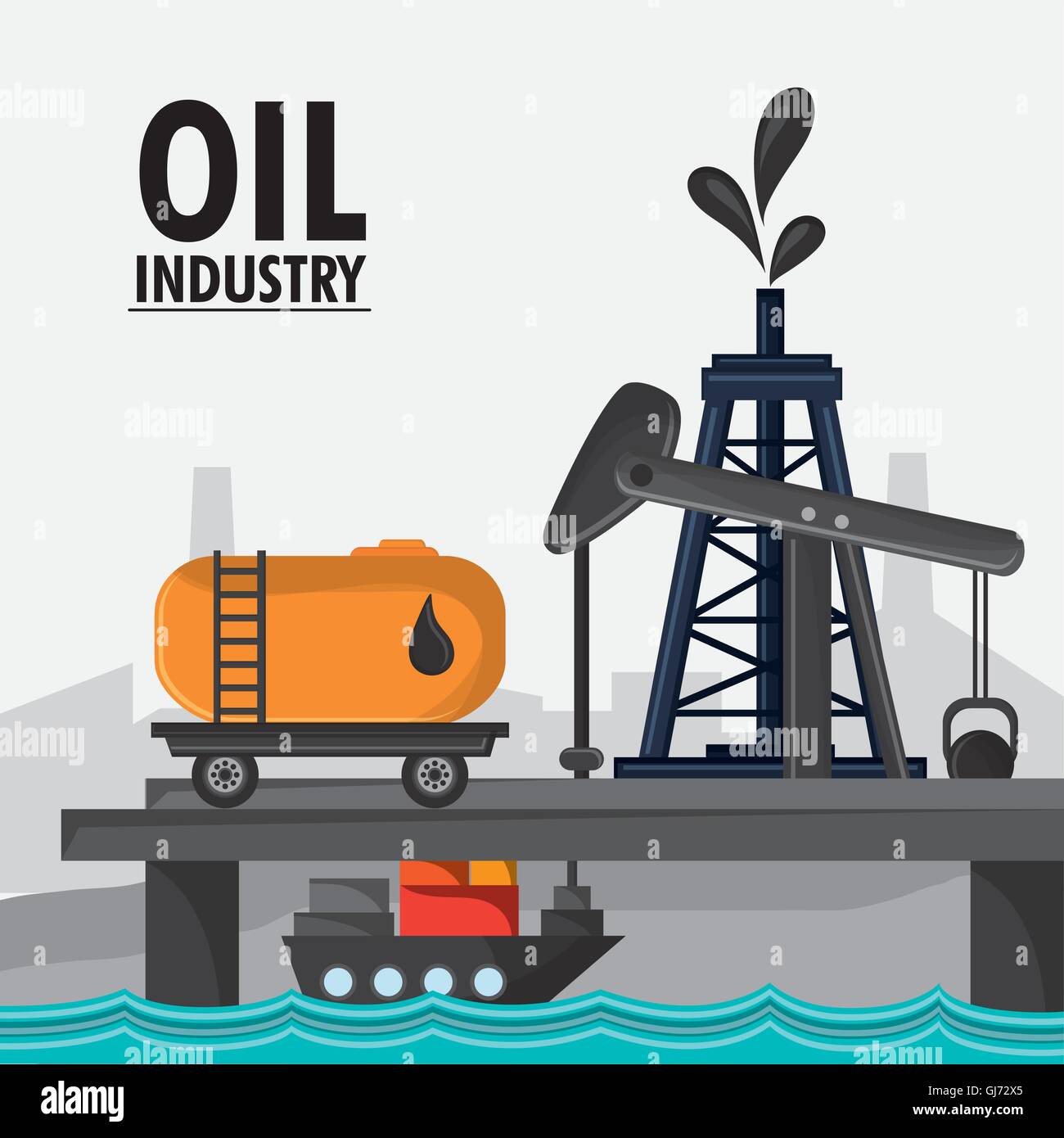 oil industry production petroleum icon Stock Vector Image & Art - Alamy