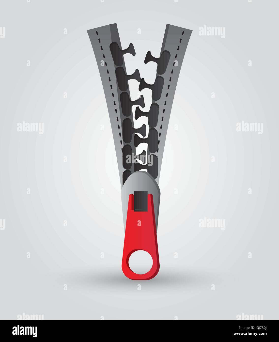 Zip orange zipper one cloth teeth icon Stock Vector Image & Art - Alamy