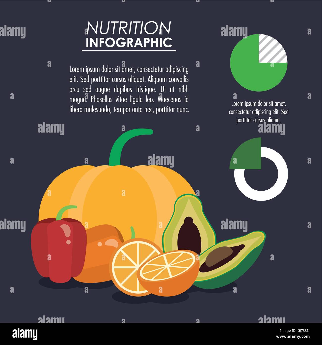nutrition infographic food icon Stock Vector Image & Art - Alamy
